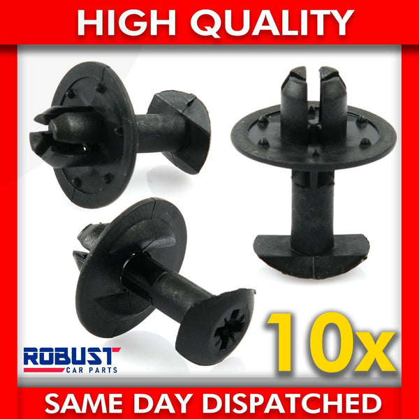 10X WHEEL ARCH LINING & SPLASHGUARD CLIPS FOR FORD FIESTA 1738233 ...