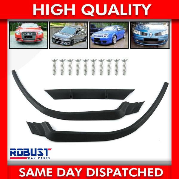 FRONT BUMPER LIP SPOILER SPLITTER FOR GOLF MK4 MK5 A3 LEON MK1 MK2 MK3 ...