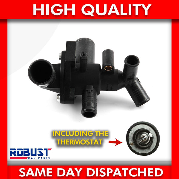THERMOSTAT HOUSING WITH THERMOSTAT FOR FORD TRANSIT MK7 2.4 1432394 (2 ...