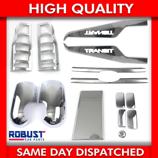 CHROME COVER FULL SET 14 PIECE FOR FORD TRANSIT MK6 MK7 (2000-2014 ...