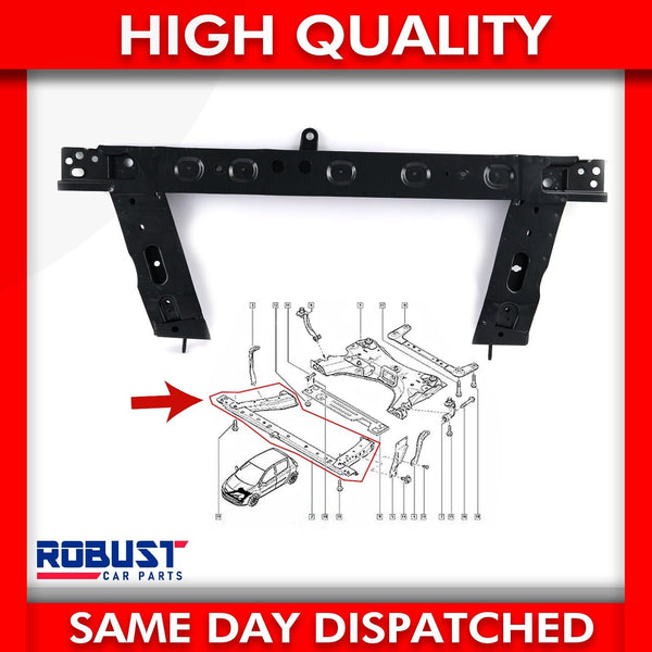 FRONT SUBFRAME RADIATOR SUPPORT ENGINE PANEL BAR FOR RENAULT CLIO 8200 ...