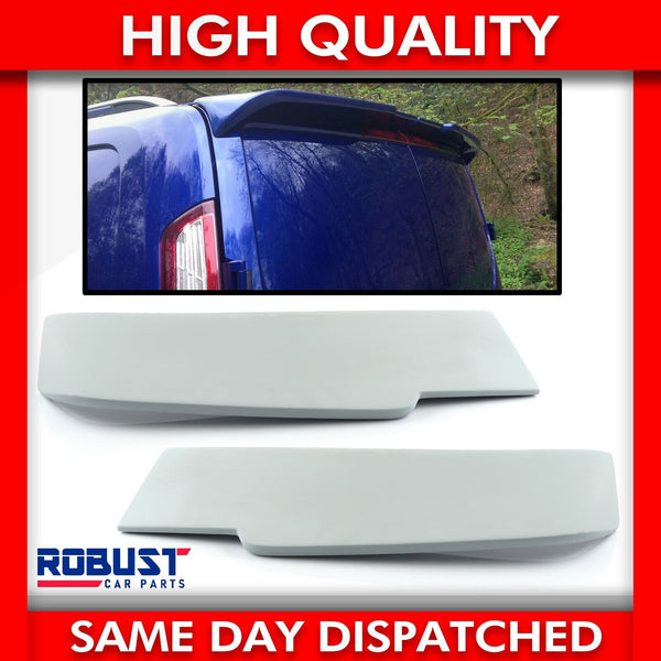 REAR TWIN BARN DOOR SPOILER FOR FORD TRANSIT CUSTOM (2012-2018 ...