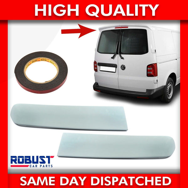 REAR TWIN BARN DOOR ROOF SPOILER SPORTLINE FOR VW TRANSPORTER T6 (2015 ...